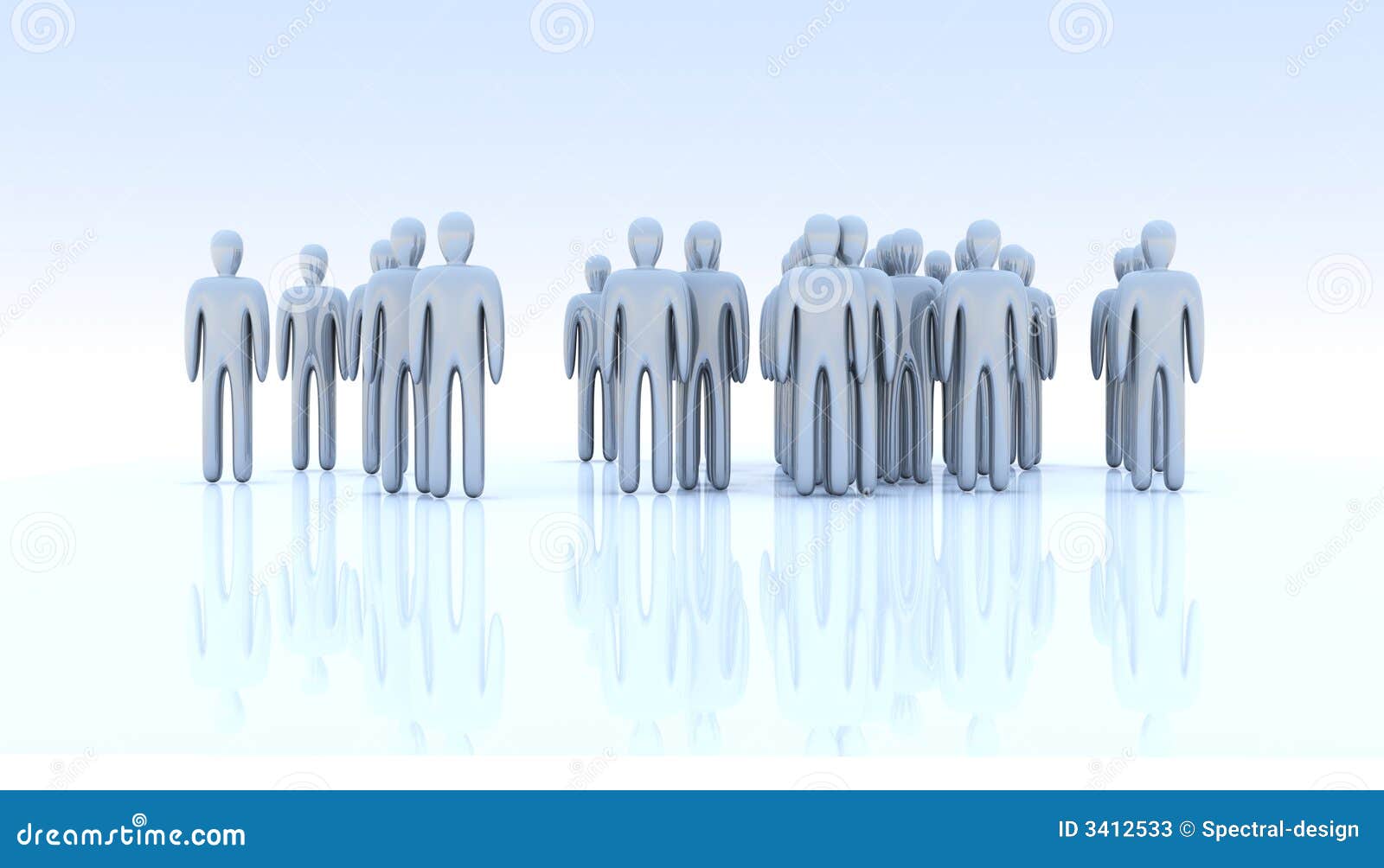 Anonymous Crowd stock illustration. Illustration of large - 3412533