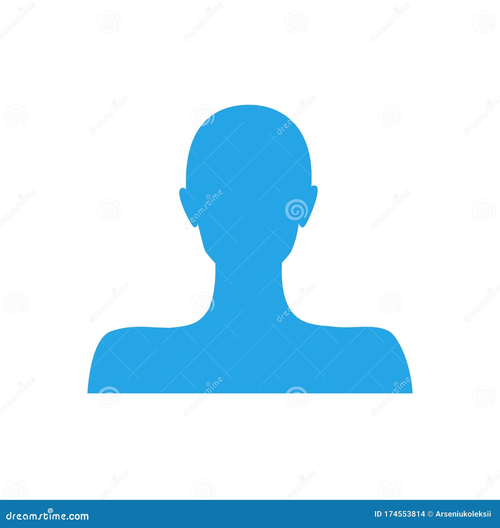 Anonymous Female Face Avatar. Stock Vector - Illustration of incognito ...