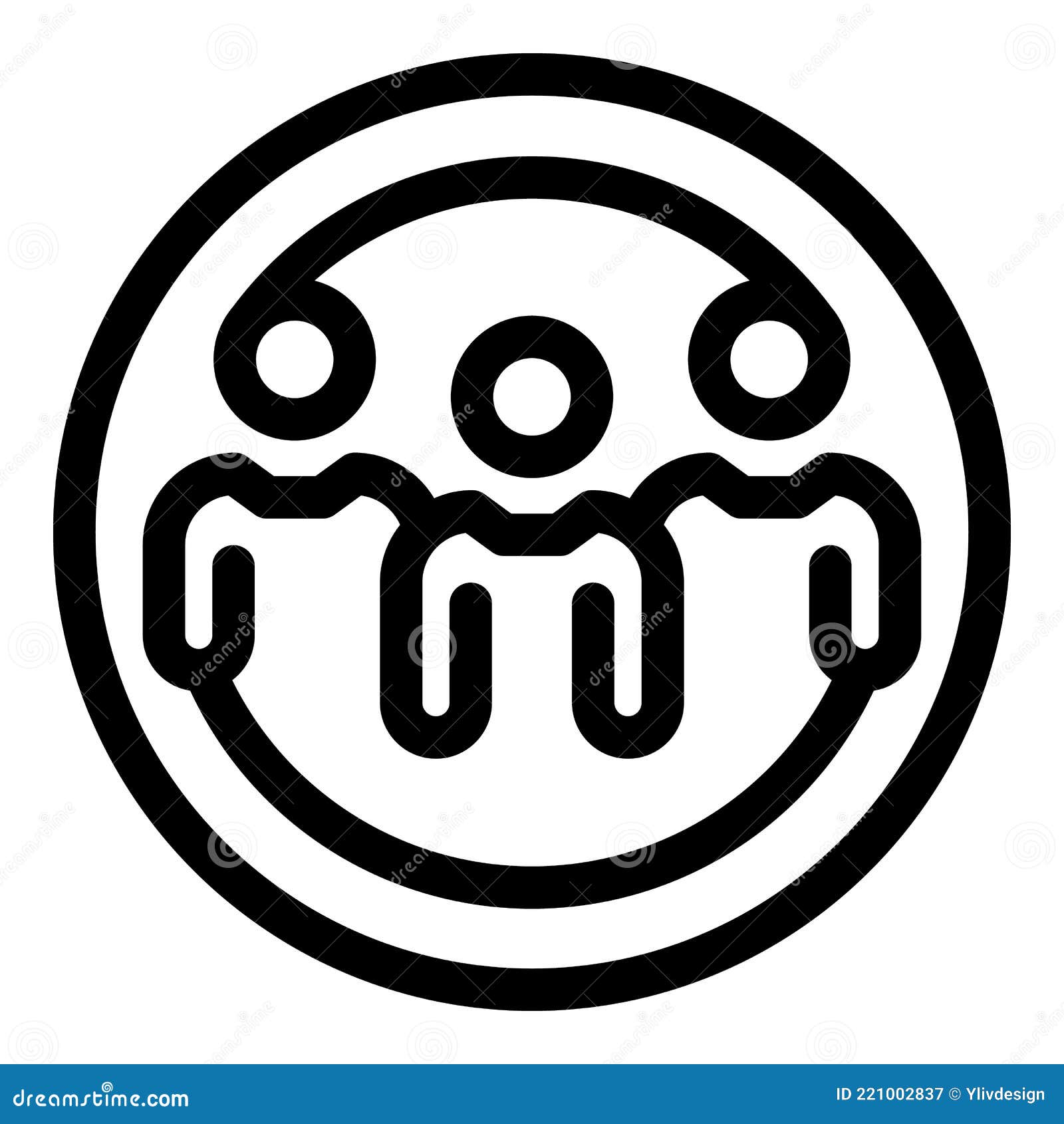 Anonymous Group Profile Silhouettes Diverse Team People Avatar User ...