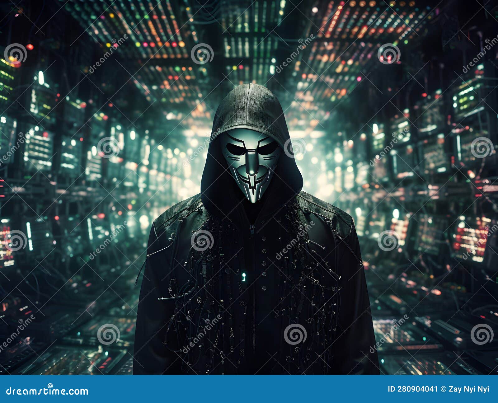 Anonymous Hacker Portrait: Cybersecurity And Cybercrime Concept Royalty ... Anonymous Hacker Portrait: Cybersecurity And Cybercrime Concept Royalty ...