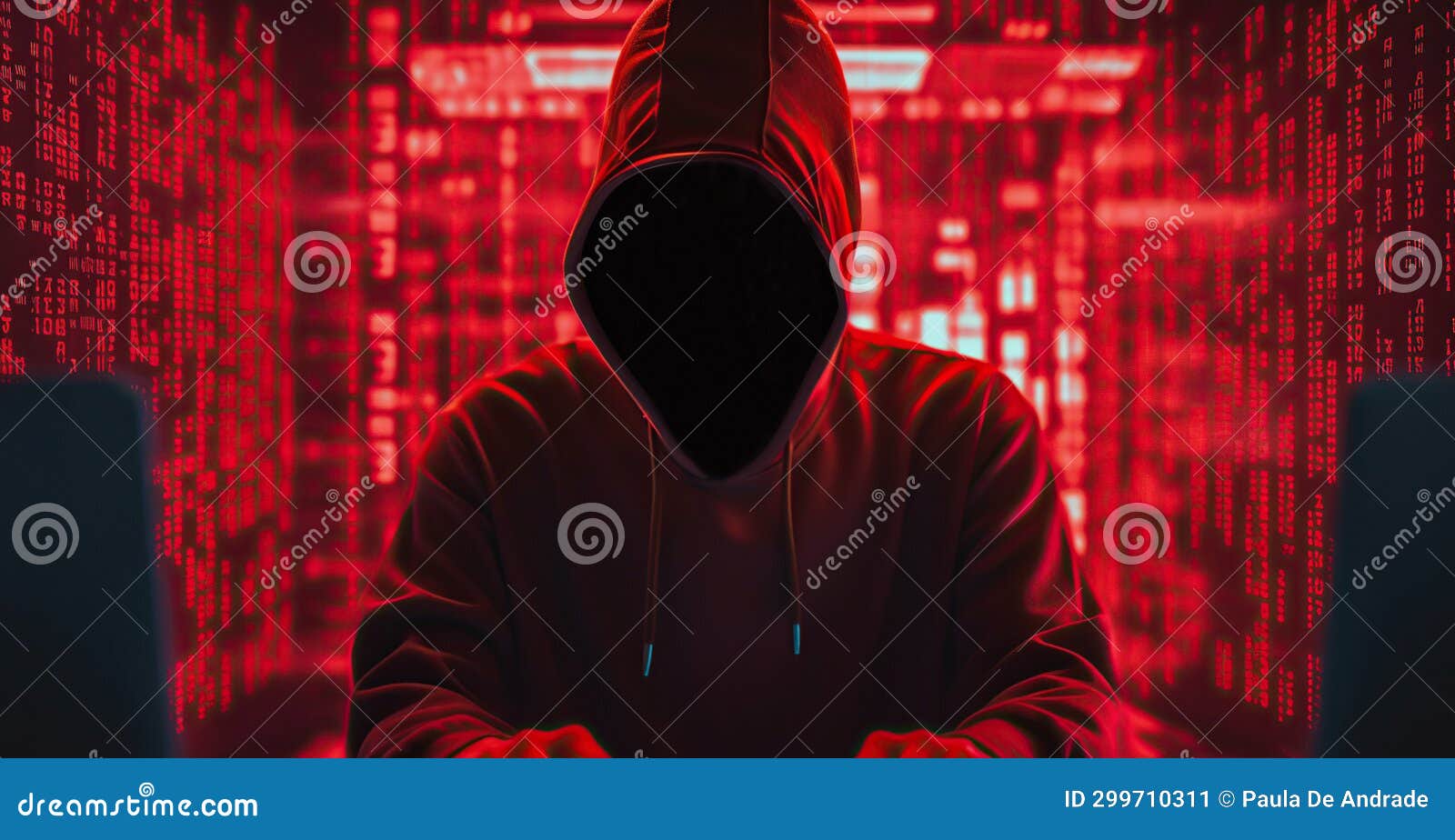 Anonymous Hacker. Concept of Dark Web, Cybercrime, Cyberattack Stock ...