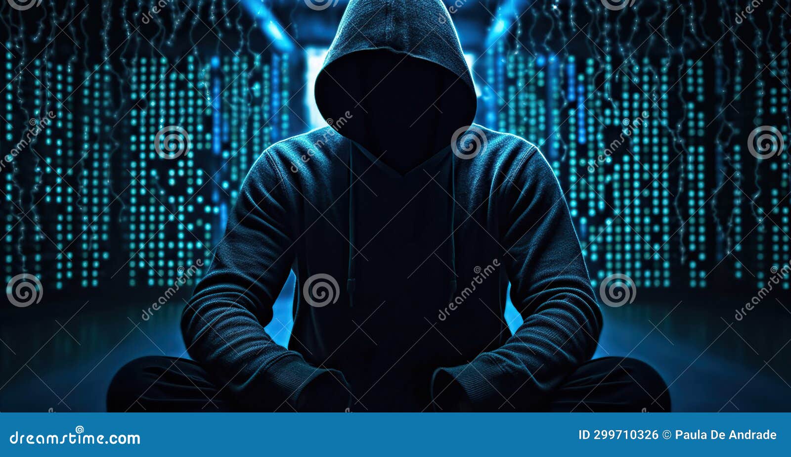 Anonymous Hacker. Concept of Dark Web, Cybercrime, Cyberattack Stock ...