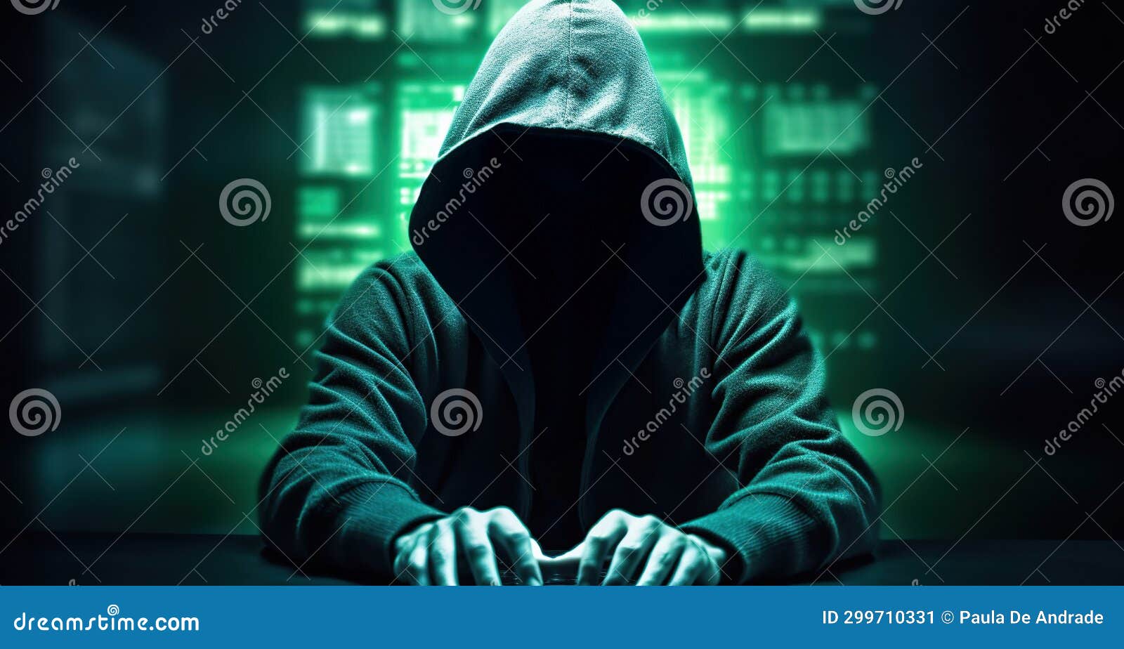 Anonymous Hacker. Concept of Dark Web, Cybercrime, Cyberattack Stock ...