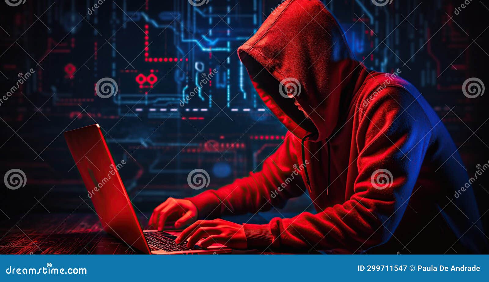 Anonymous Hacker. Concept of Dark Web, Cybercrime, Cyberattack Stock ...