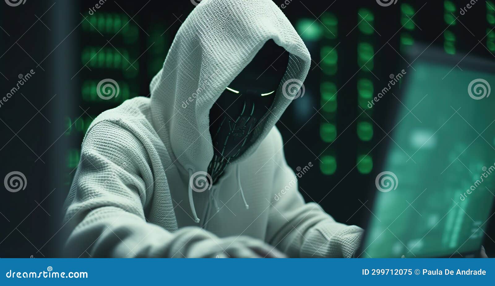 Anonymous Hacker. Concept of Dark Web, Cybercrime, Cyberattack Stock ...