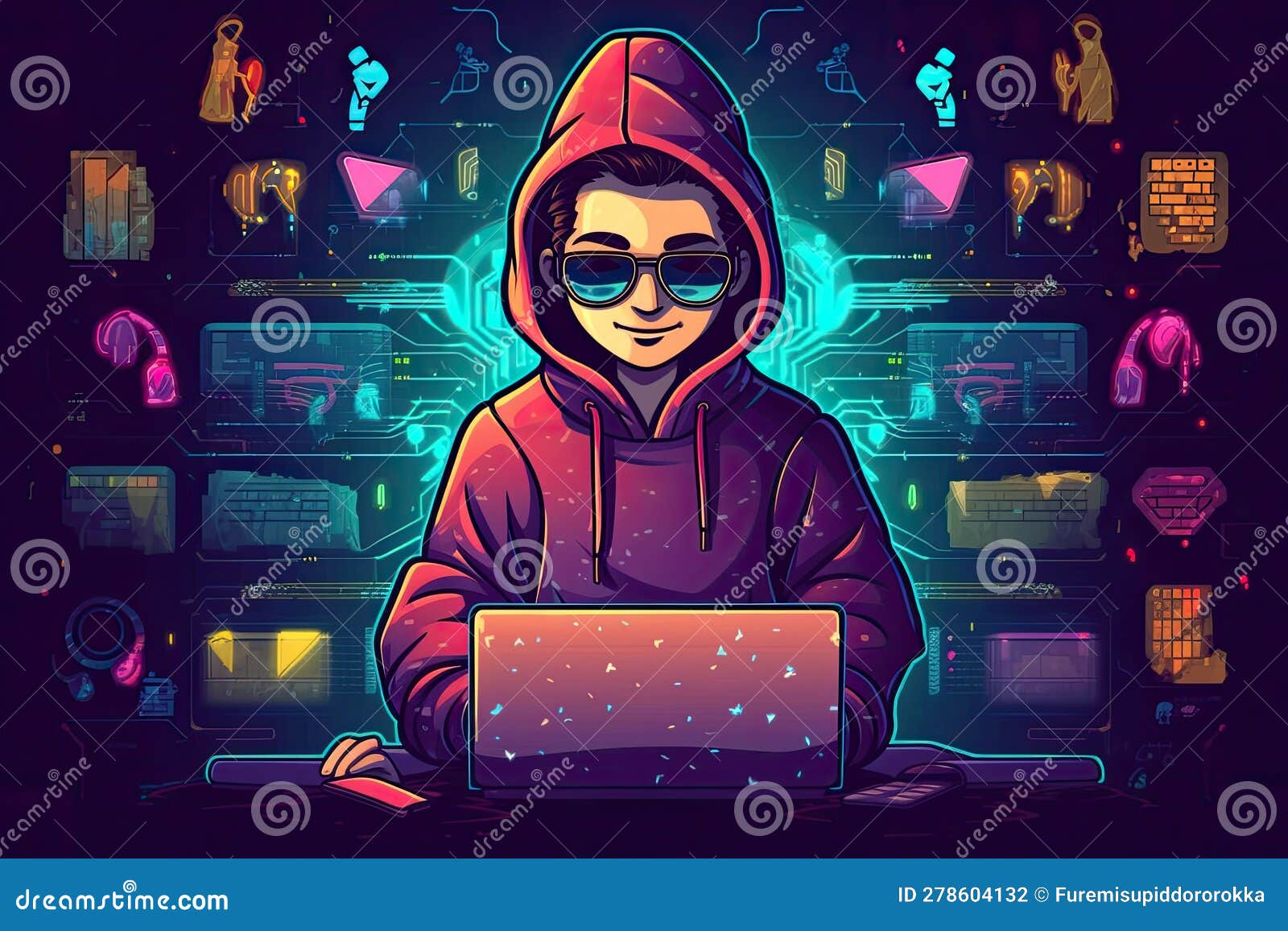 Anonymous Hacker. Concept of Hacking Cybersecurity, Cybercrime ...