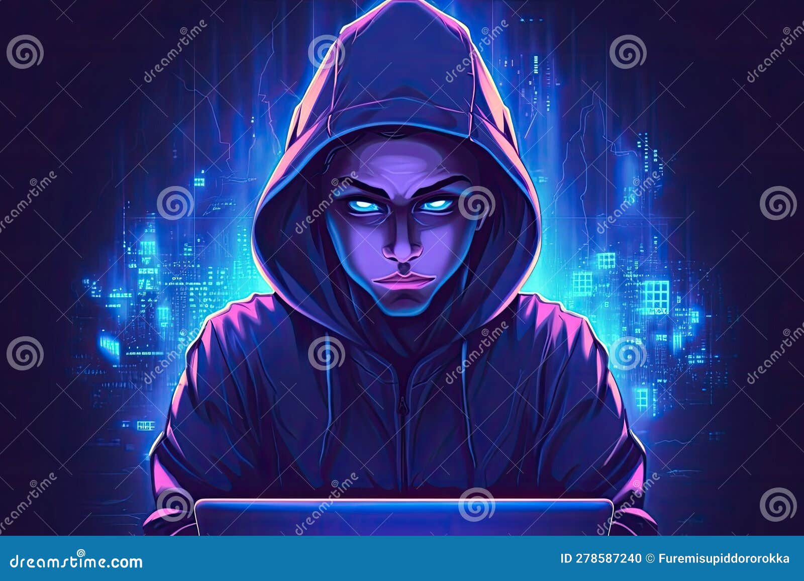 Anonymous Hacker. Concept of Hacking Cybersecurity, Cybercrime ...