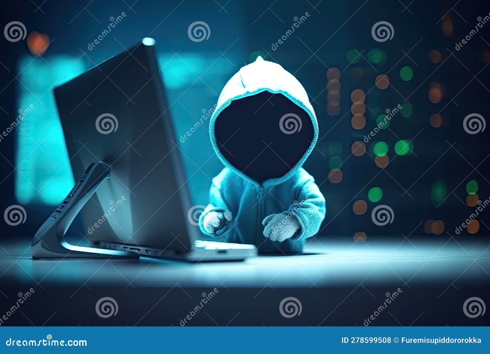 Anonymous Hacker Concept Of Hacking Cybersecurity Cybercrime Cyberattack Stock Illustration