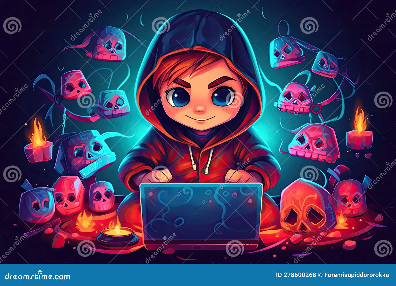 Anonymous Hacker. Concept of Hacking Cybersecurity, Cybercrime ...