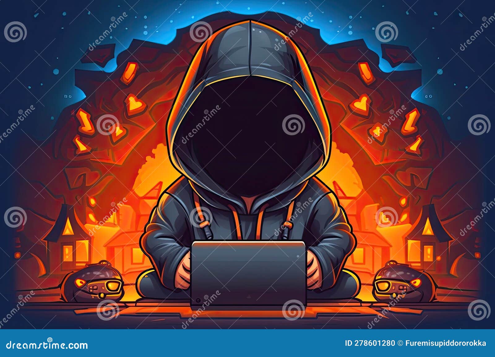 Anonymous Hacker. Concept of Hacking Cybersecurity, Cybercrime ...
