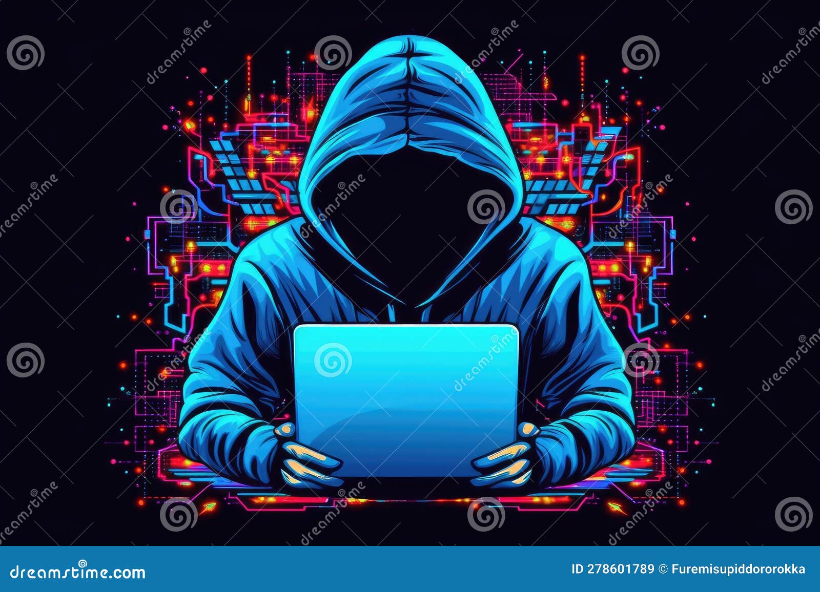 Anonymous Hacker. Concept of Hacking Cybersecurity, Cybercrime ...