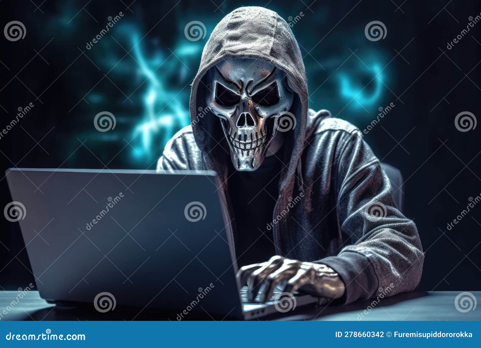 Anonymous Hacker Concept Of Hacking Cybersecurity Cybercrime Cyberattack Stock Illustration