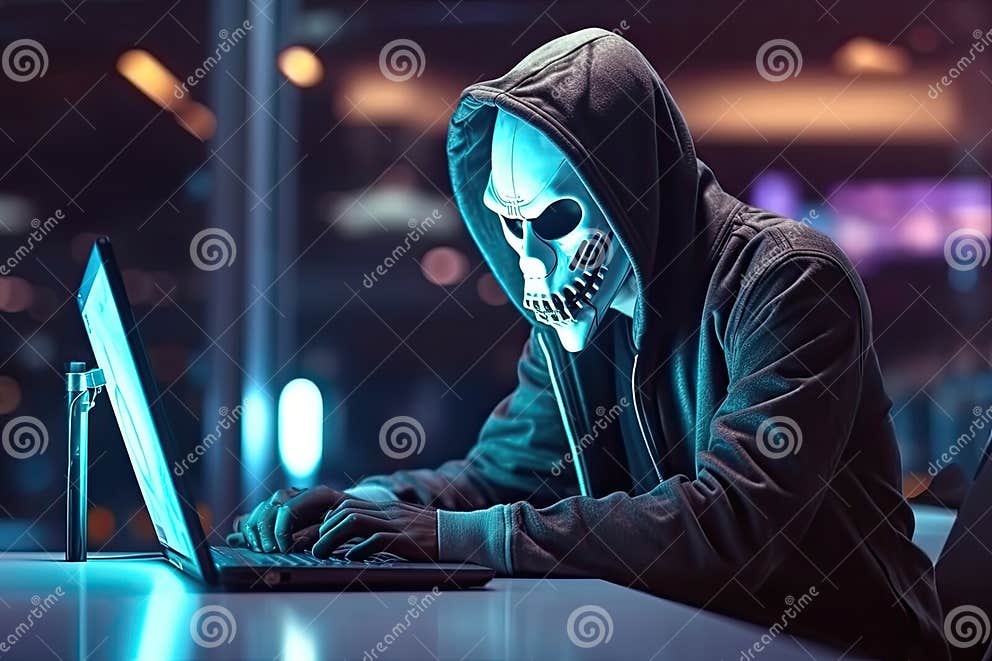 Anonymous Hacker. Concept of Hacking Cybersecurity, Cybercrime ...