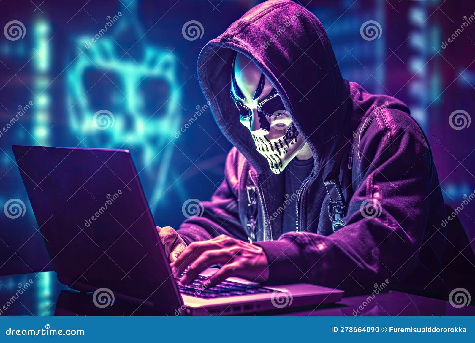 Anonymous Hacker. Concept of Hacking Cybersecurity, Cybercrime ...