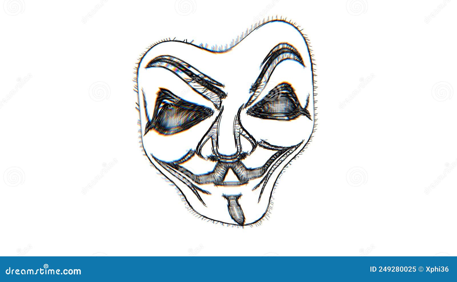 Anonymous Mask Drawing