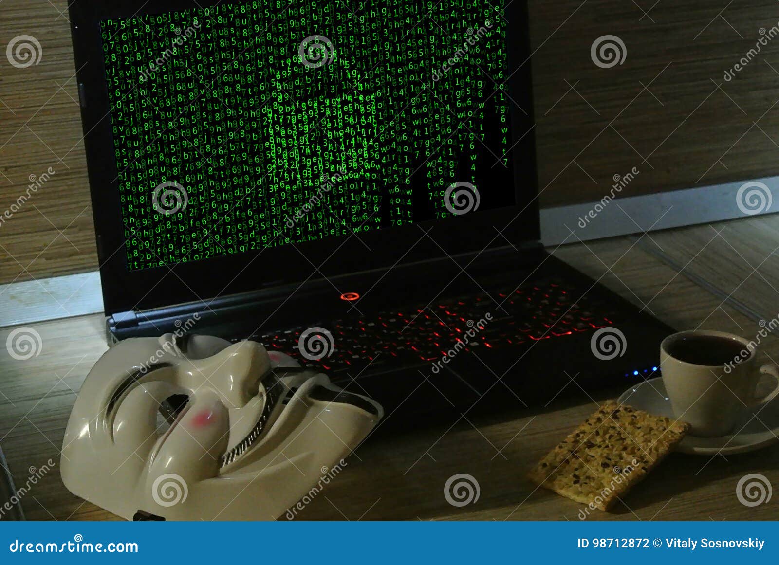 An Anonymous Hacker Tries To Crack The Operating System`s Protection ...