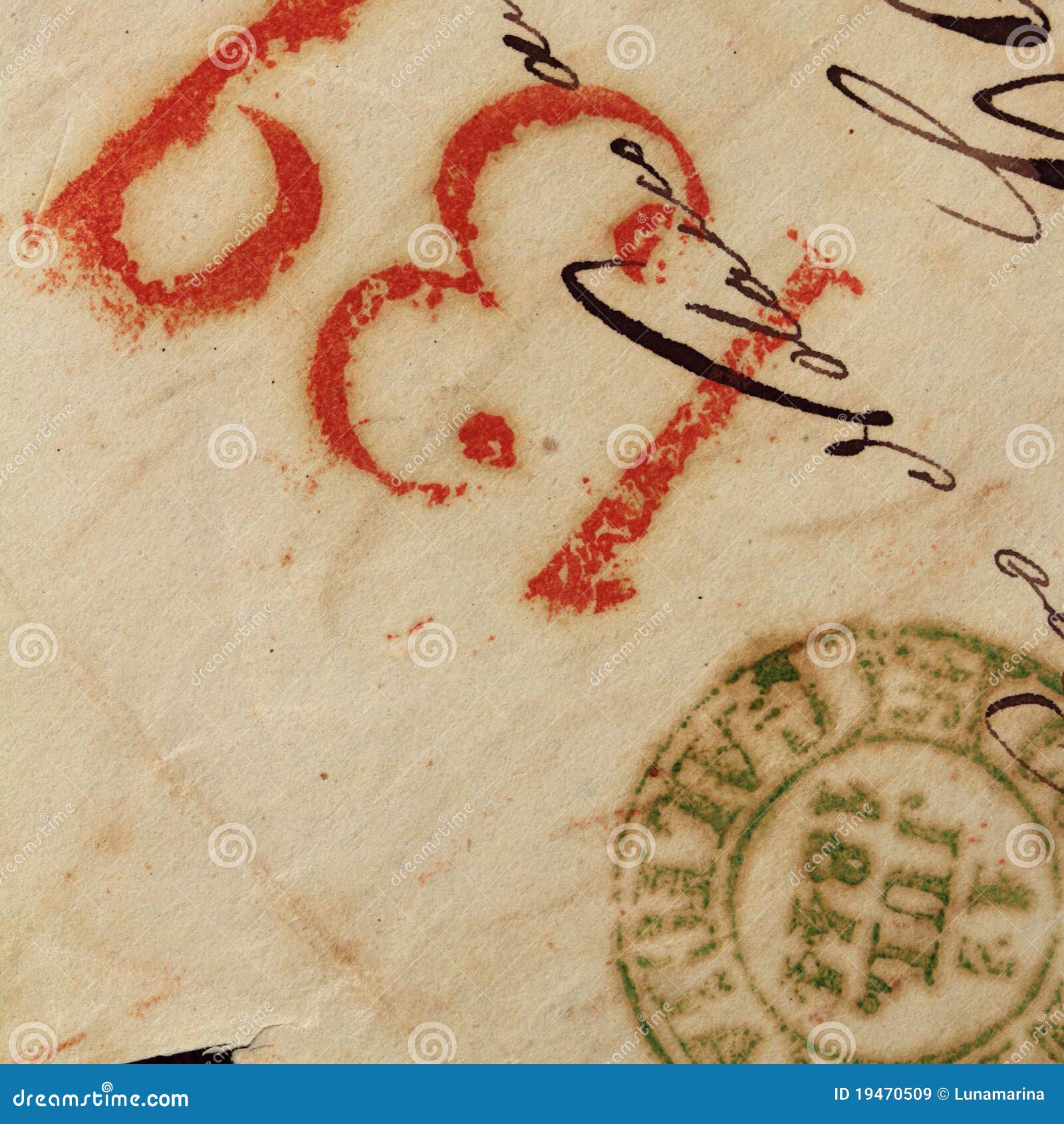 Anonymous Handwritten Real Old Letters from Spain Stock Image - Image ...