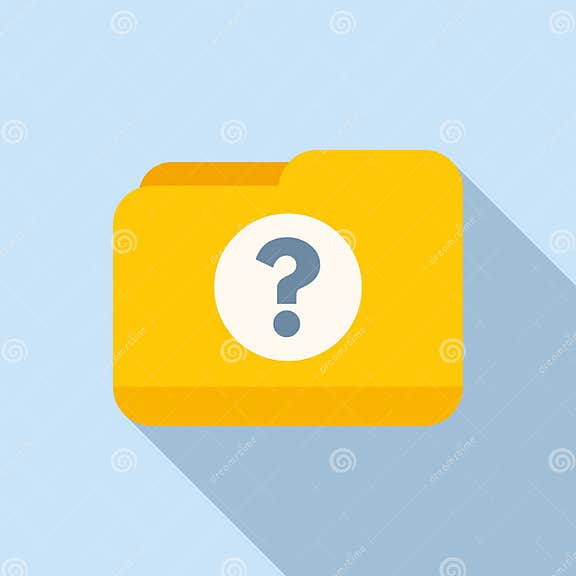 Anonymous Hidden Folder Icon Flat Vector. Data Undercover Stock ...