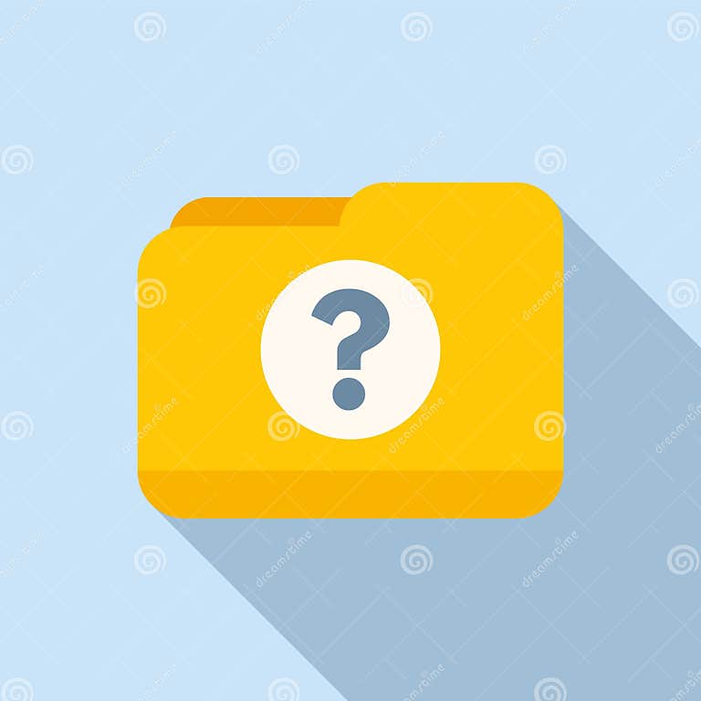 Anonymous Hidden Folder Icon Flat Vector. Data Undercover Stock ...