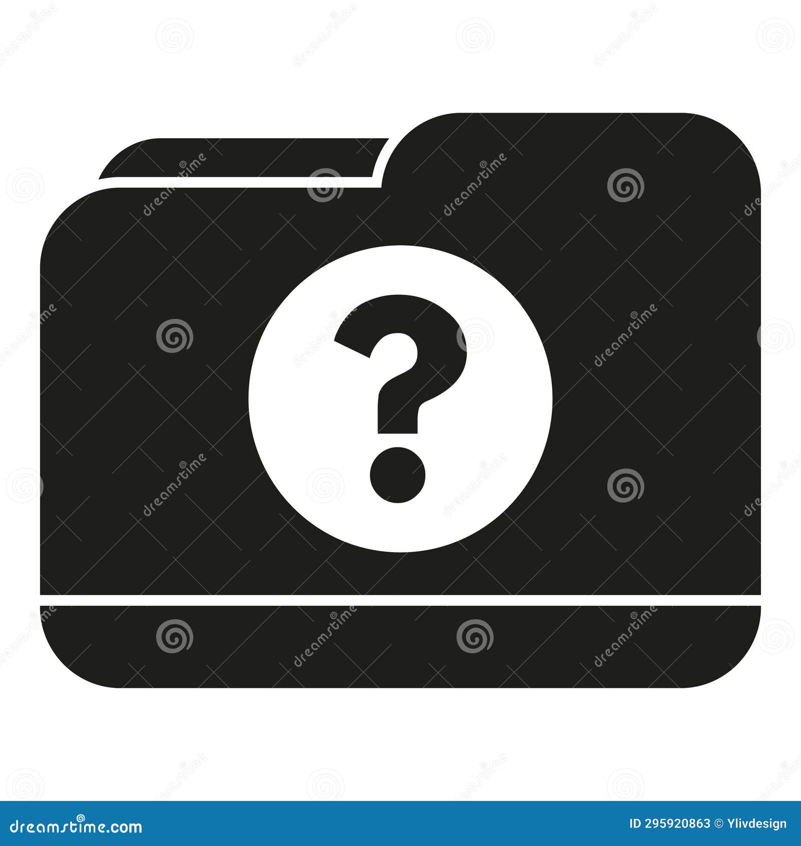 Anonymous Hidden Folder Icon Simple Vector. Data Undercover ...