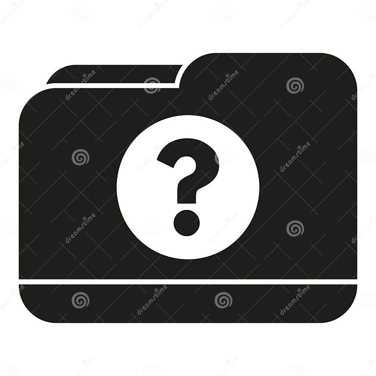 Anonymous Hidden Folder Icon Simple Vector. Data Undercover Stock ...
