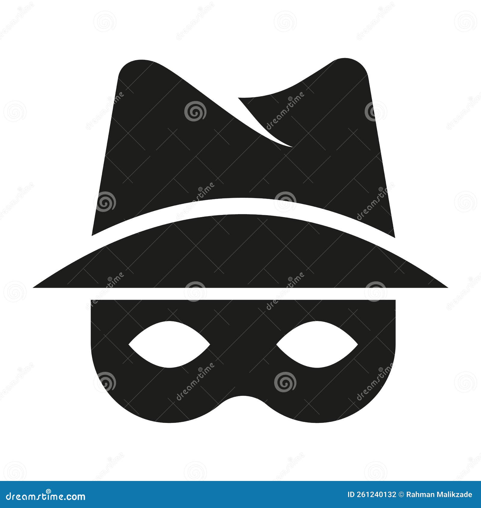 Anonymous Icon. an Incognito Person Vector Illustration Stock Vector ...