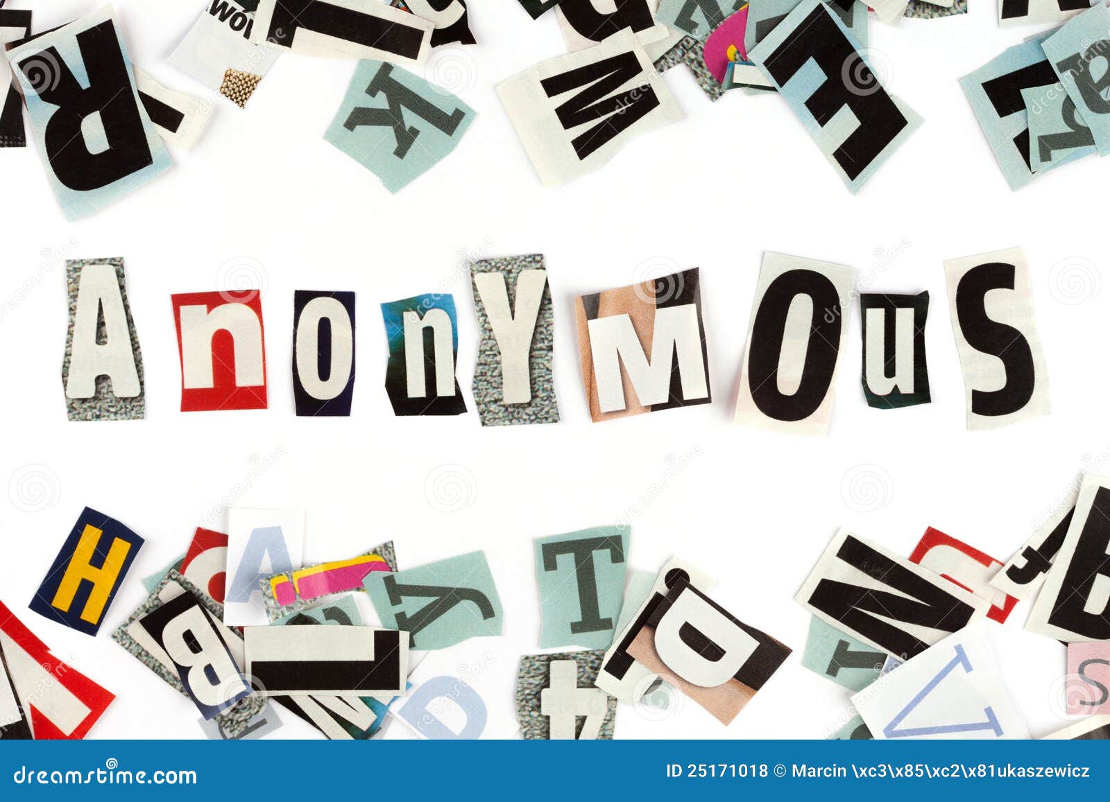 Anonymous inscription stock photo. Image of glued, captions - 25171018