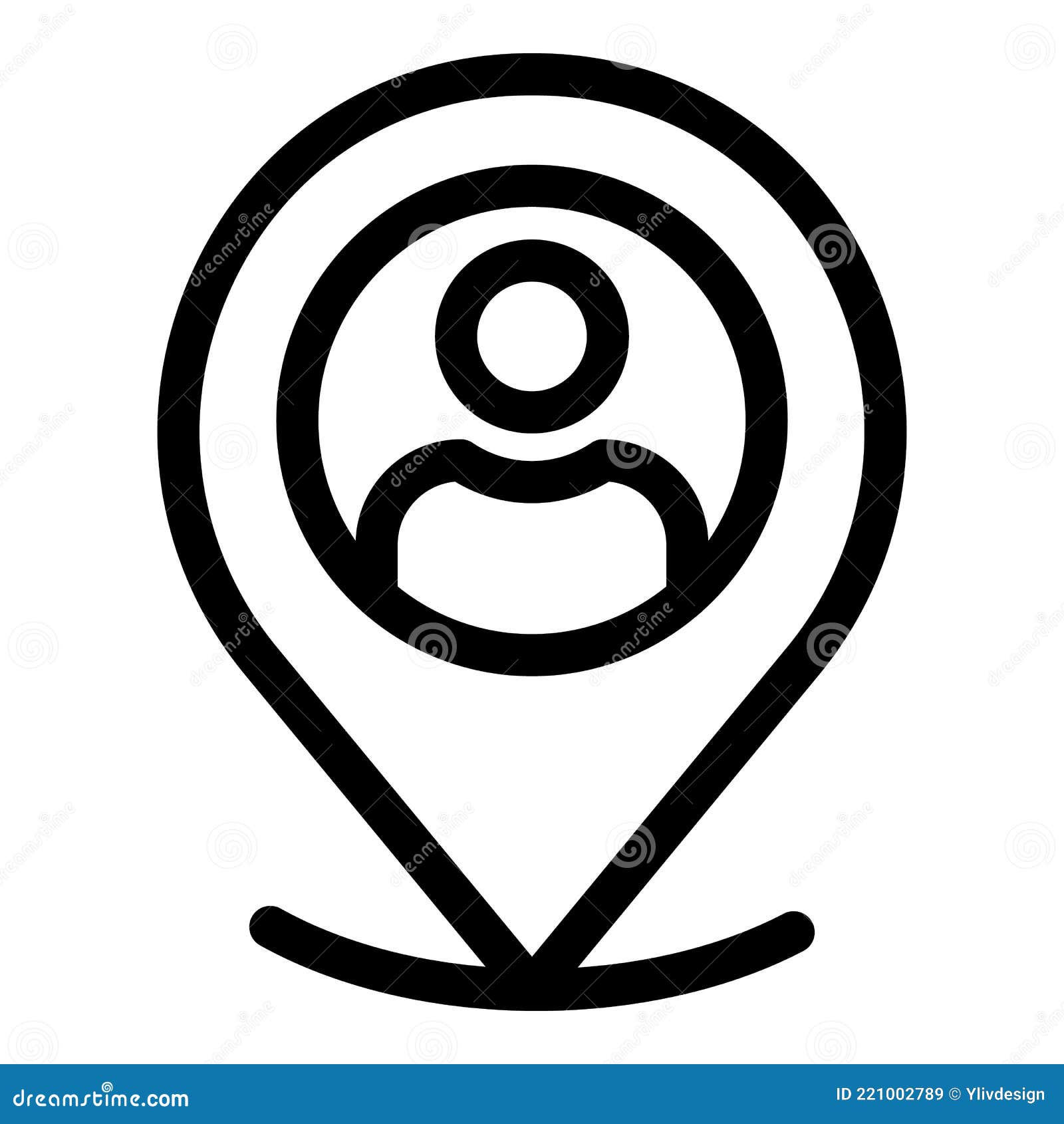 Anonymous Outline Icon. An Incognito Person Vector Illustration ...