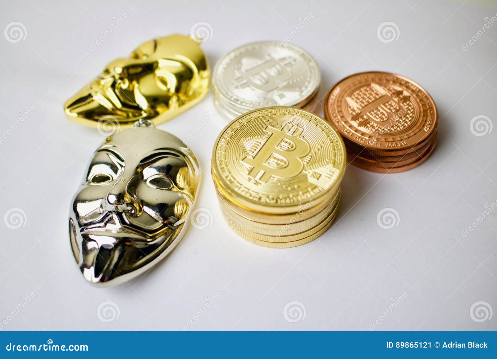 Anonymous Mask and Bitcoins Editorial Photo - Image of risk, value ...