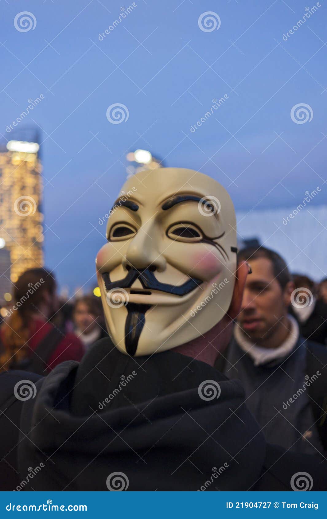 Anonymous Mask Occupy editorial photography. Image of lively - 21904727