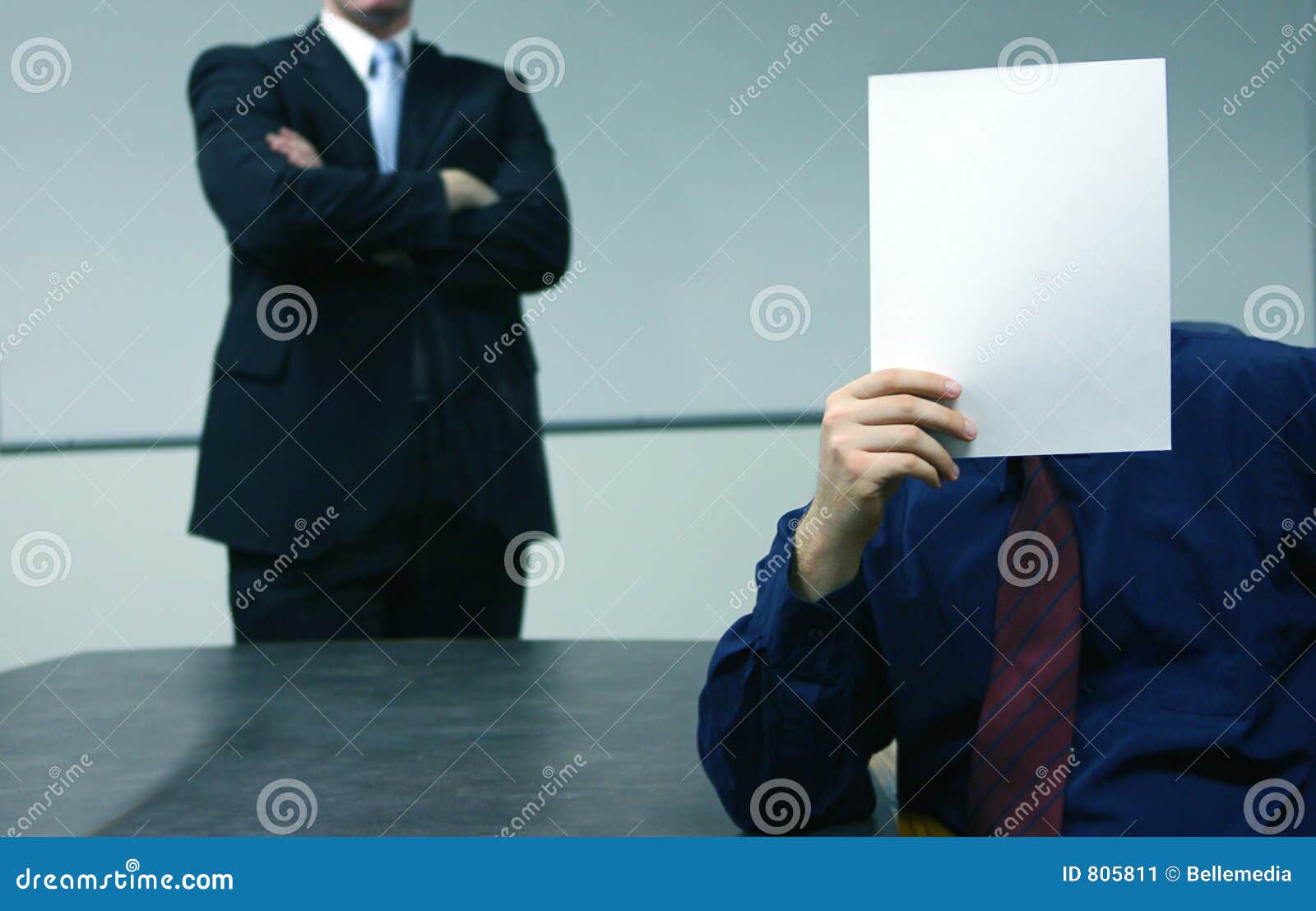 Anonymous Meeting stock image. Image of adults, menswear - 805811