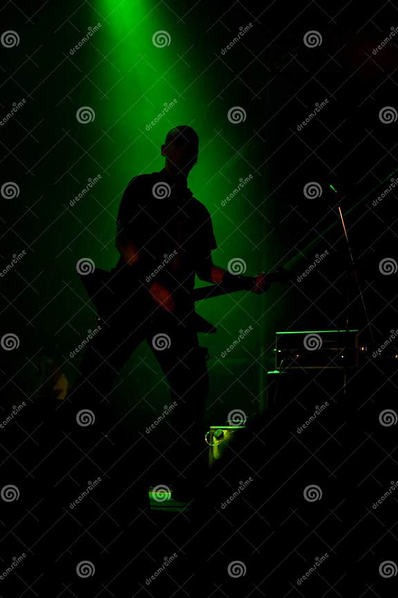 Anonymous Musician on the Stage Stock Photo - Image of person ...