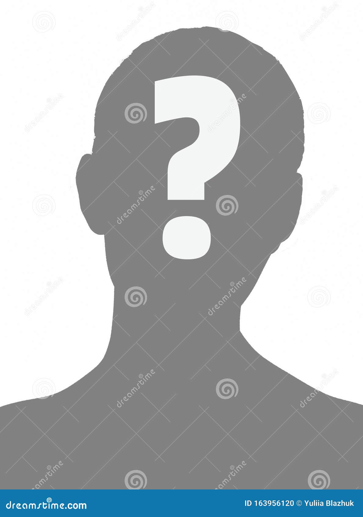 Anonymous Person Grey Silhouette with a Question Mark on White ... Anonymous Person Grey Silhouette with a Question Mark on White ...