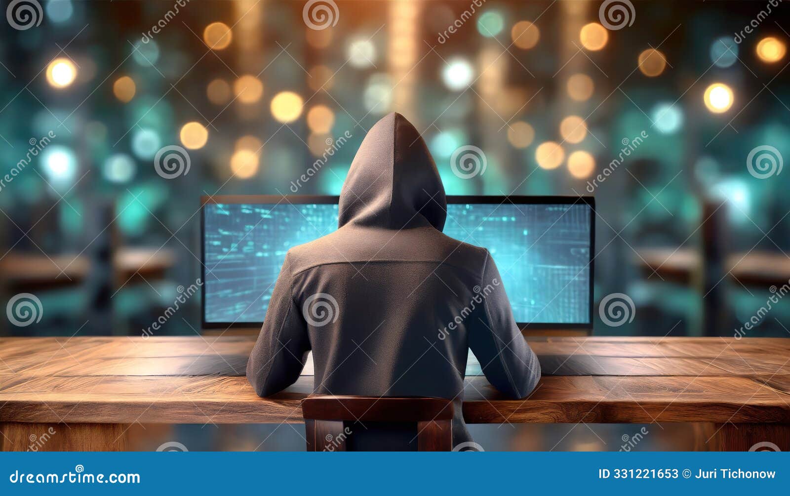 Anonymous Person At Table With Glass Of Wine And Old Typewriter ...