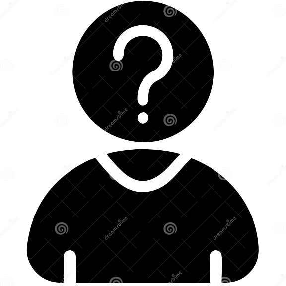 Anonymous Profile with Question Mark for Unidentified User Concepts ...