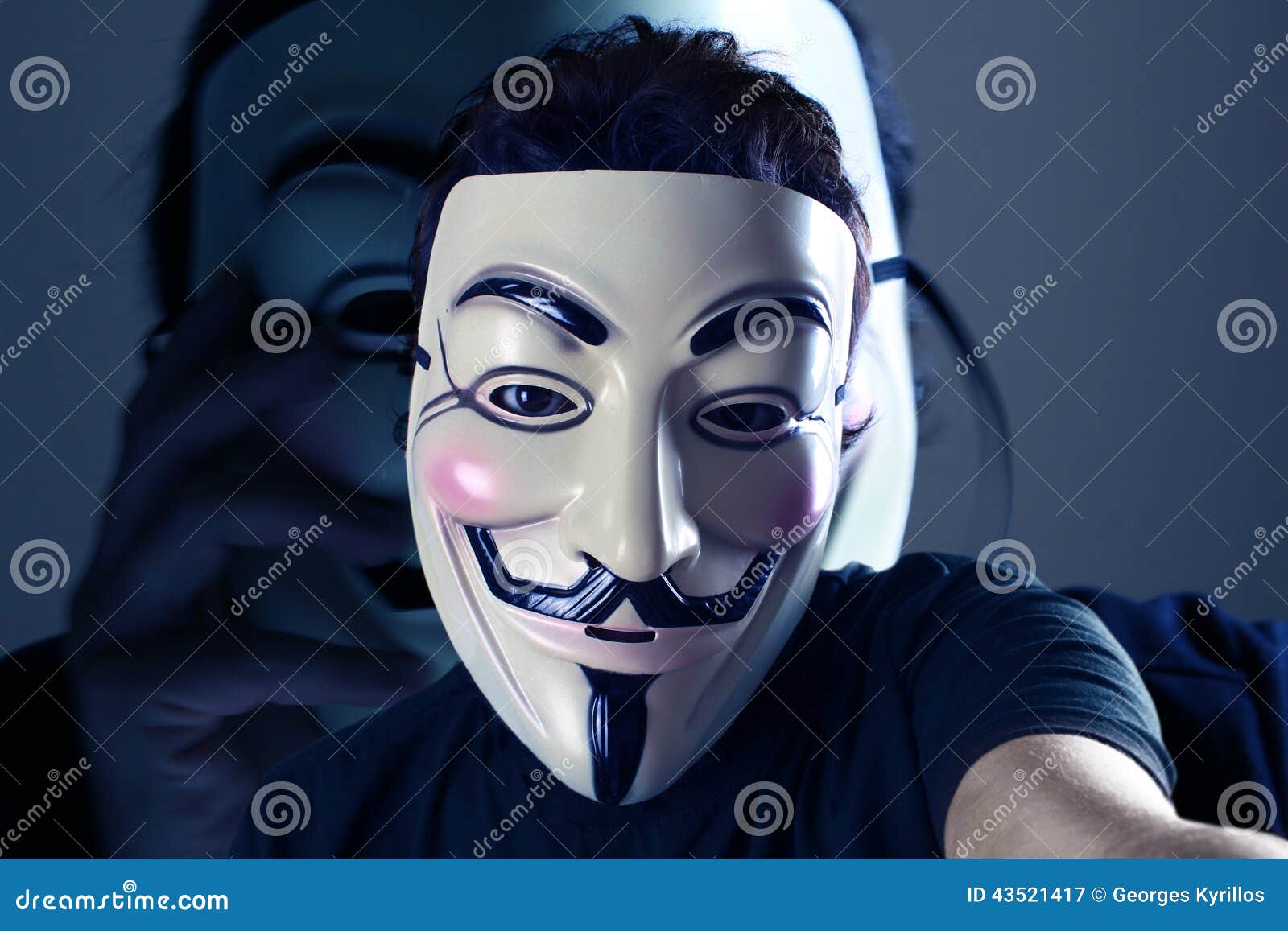 Anonymous Selfie Editorial Photography - Image: 43521417