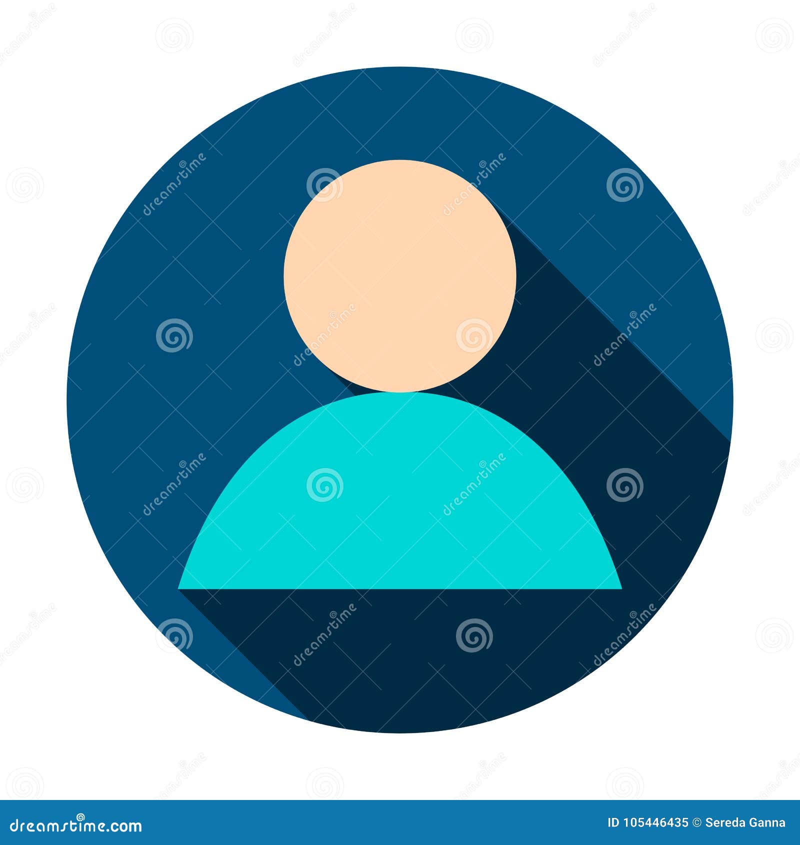 Anonymous User Circle Icon stock vector. Illustration of person - 105446435