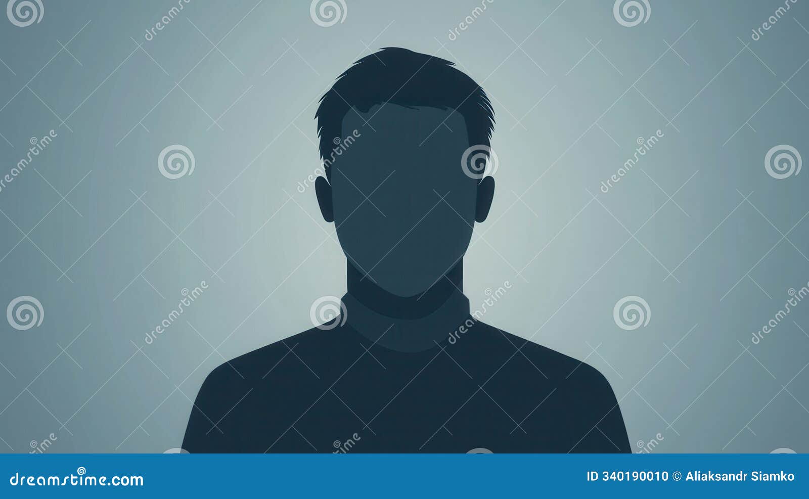 Anonymous User Icon Design for Profile Avatar or Placeholder Image ...