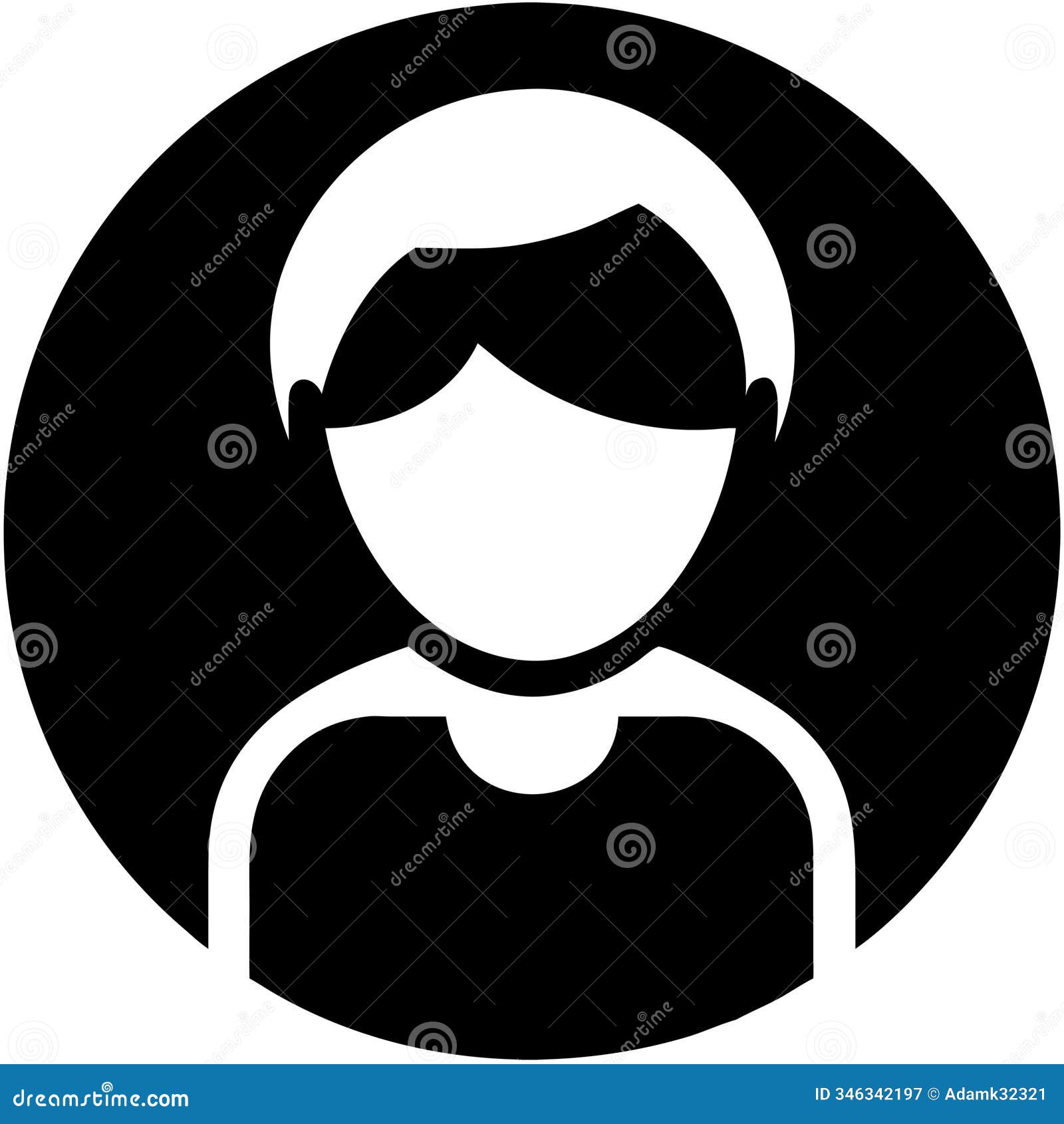 Anonymous User Profile Vector Illustration for Social Media and Digital ...
