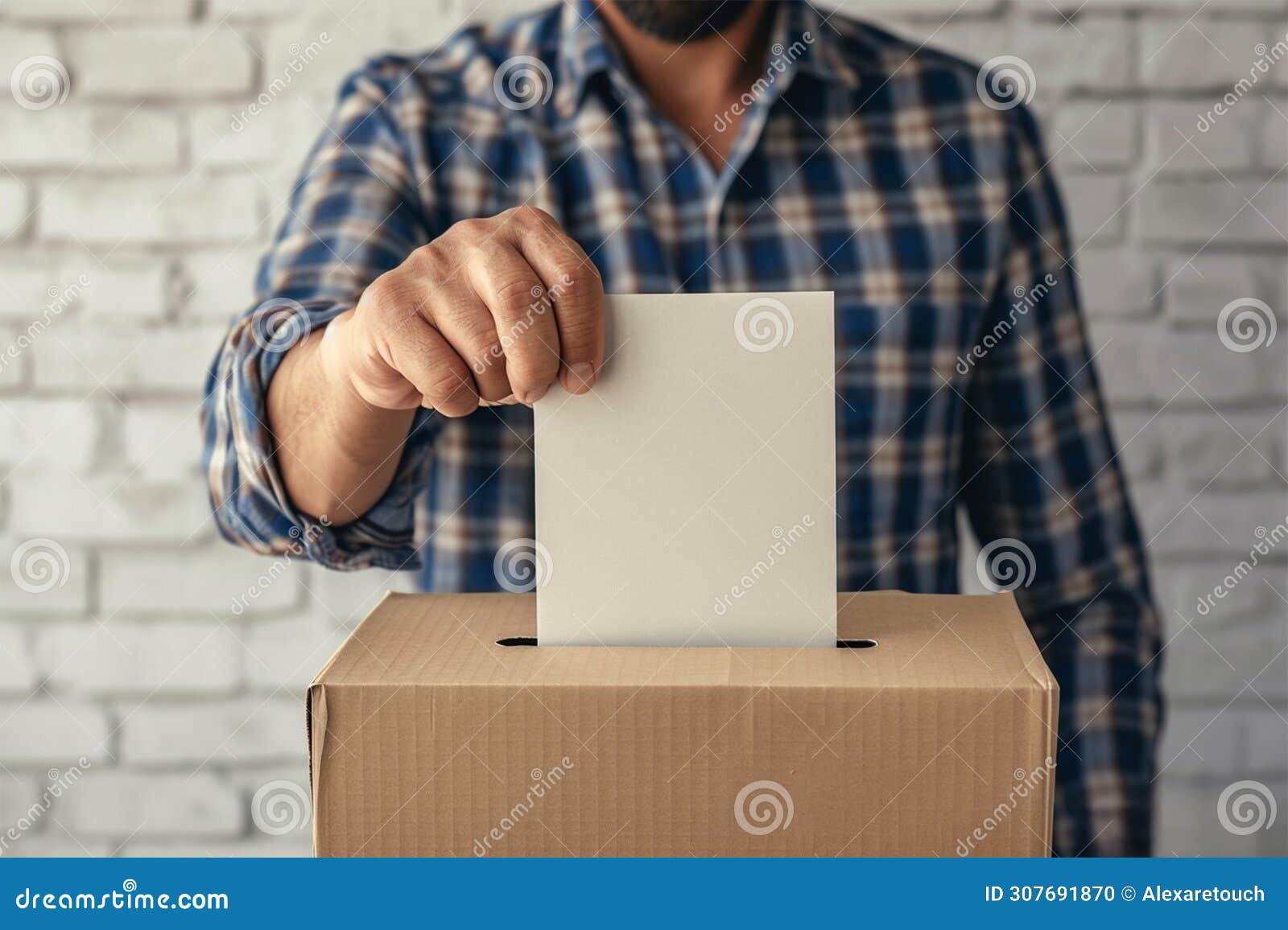 Anonymous Voting Process stock illustration. Illustration of citizen ...
