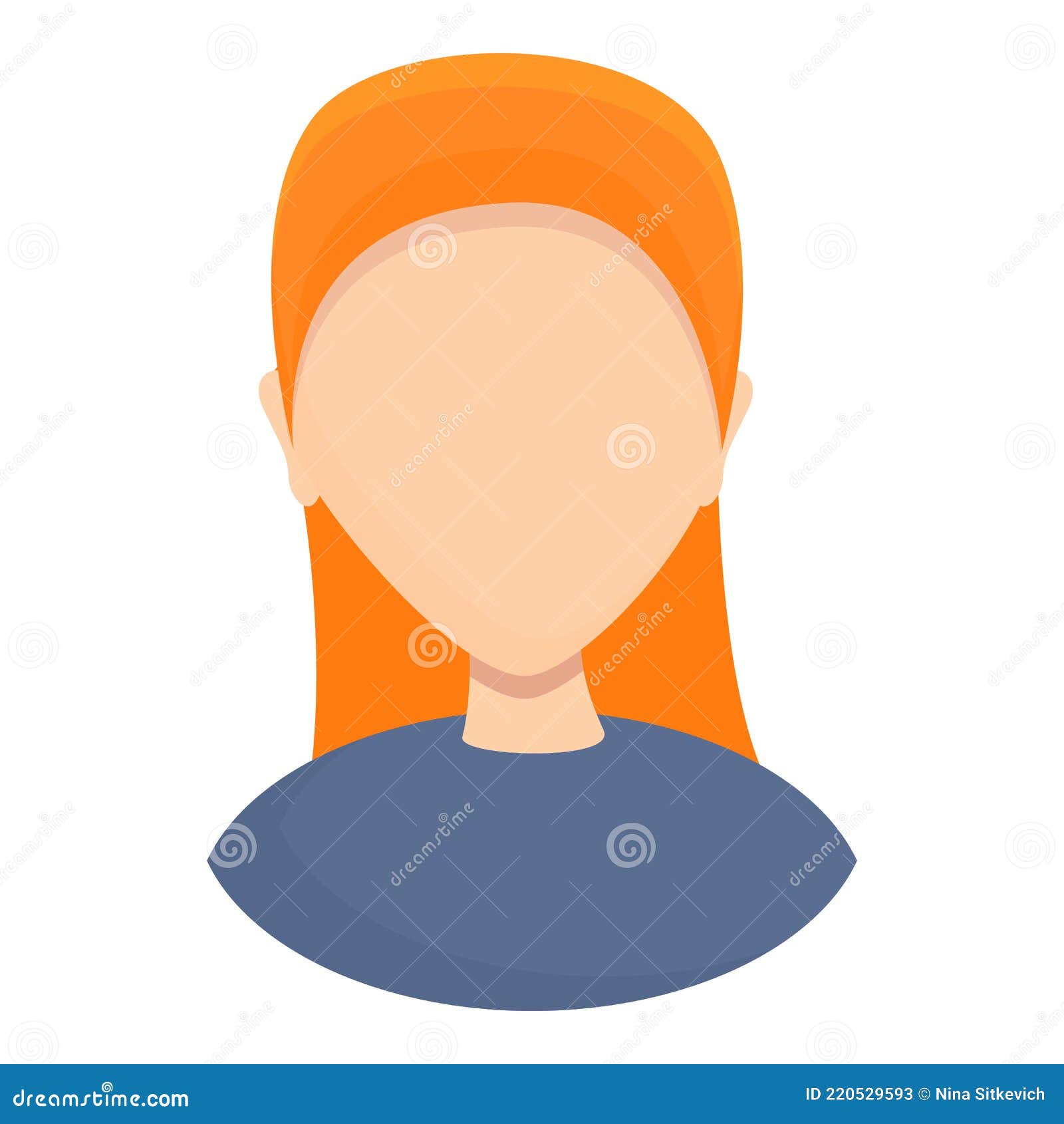 Anonymous Woman Avatar Profile Picture Of Female Cartoon Vector ...