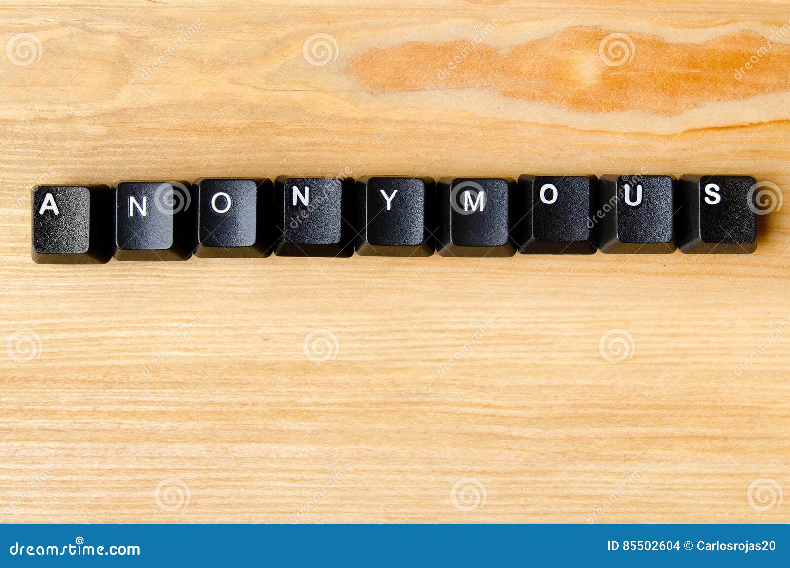 Anonymous word stock photo. Image of typography, hacker - 85502604