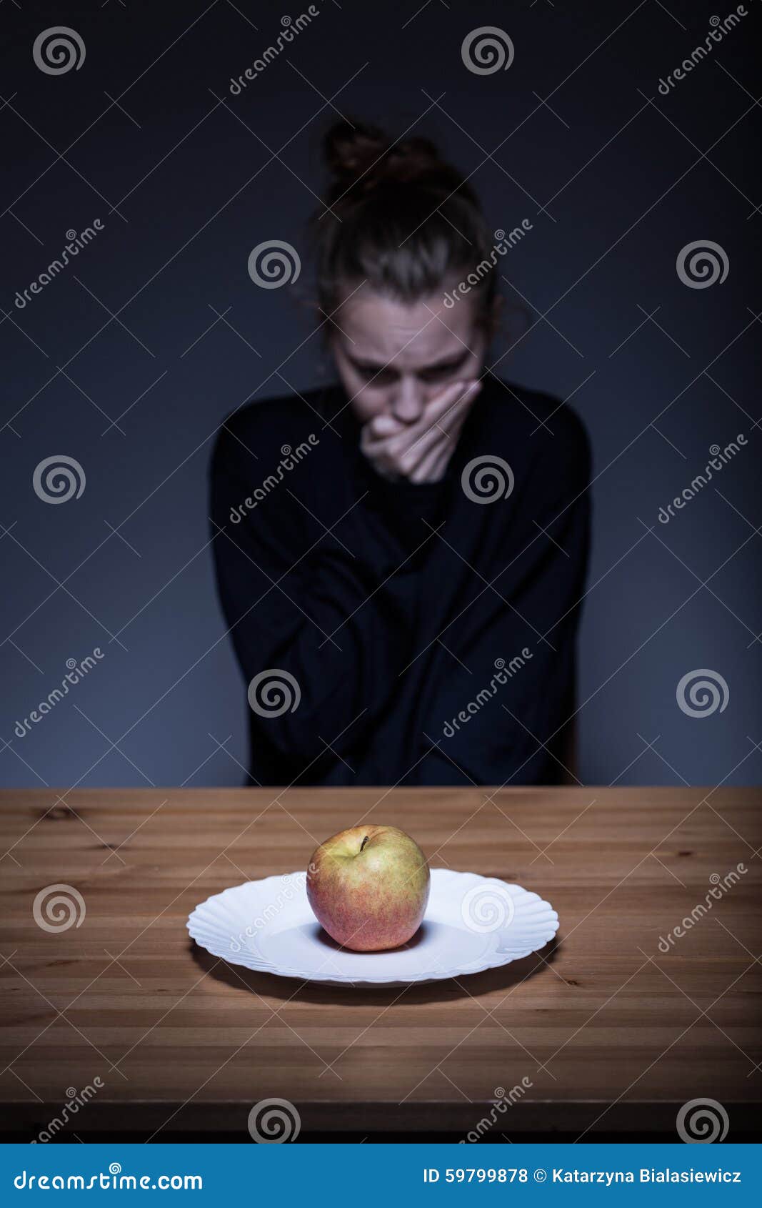 Anorexic having nausea stock photo. Image of anorectic - 59799878