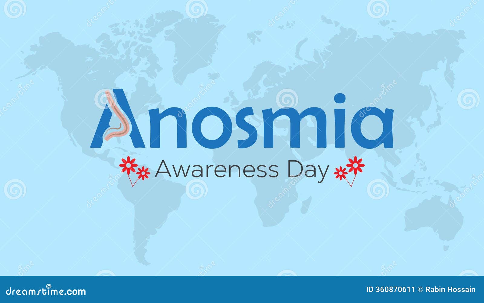 Anosmia Awareness Day Vector | CartoonDealer.com #265827484
