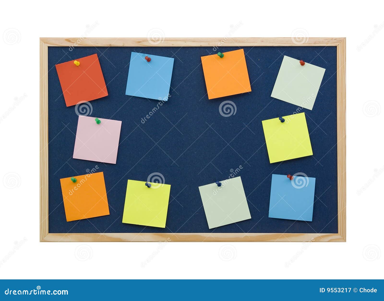 Anote a placa imagem de stock. Imagem de azul, pino, tabela - 9553217