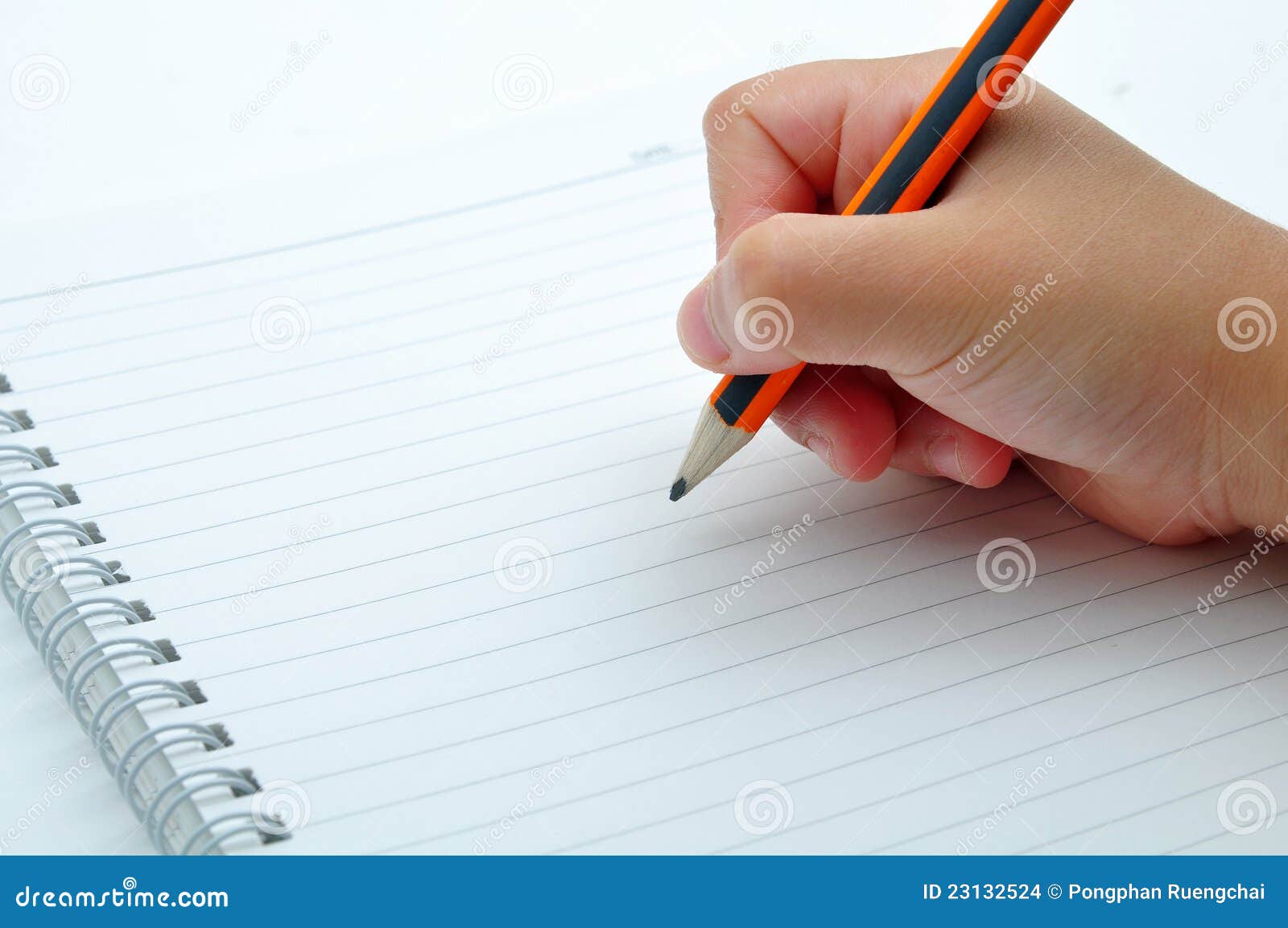 Anote a tomada foto de stock. Imagem de letra, nota, almofada - 23132524