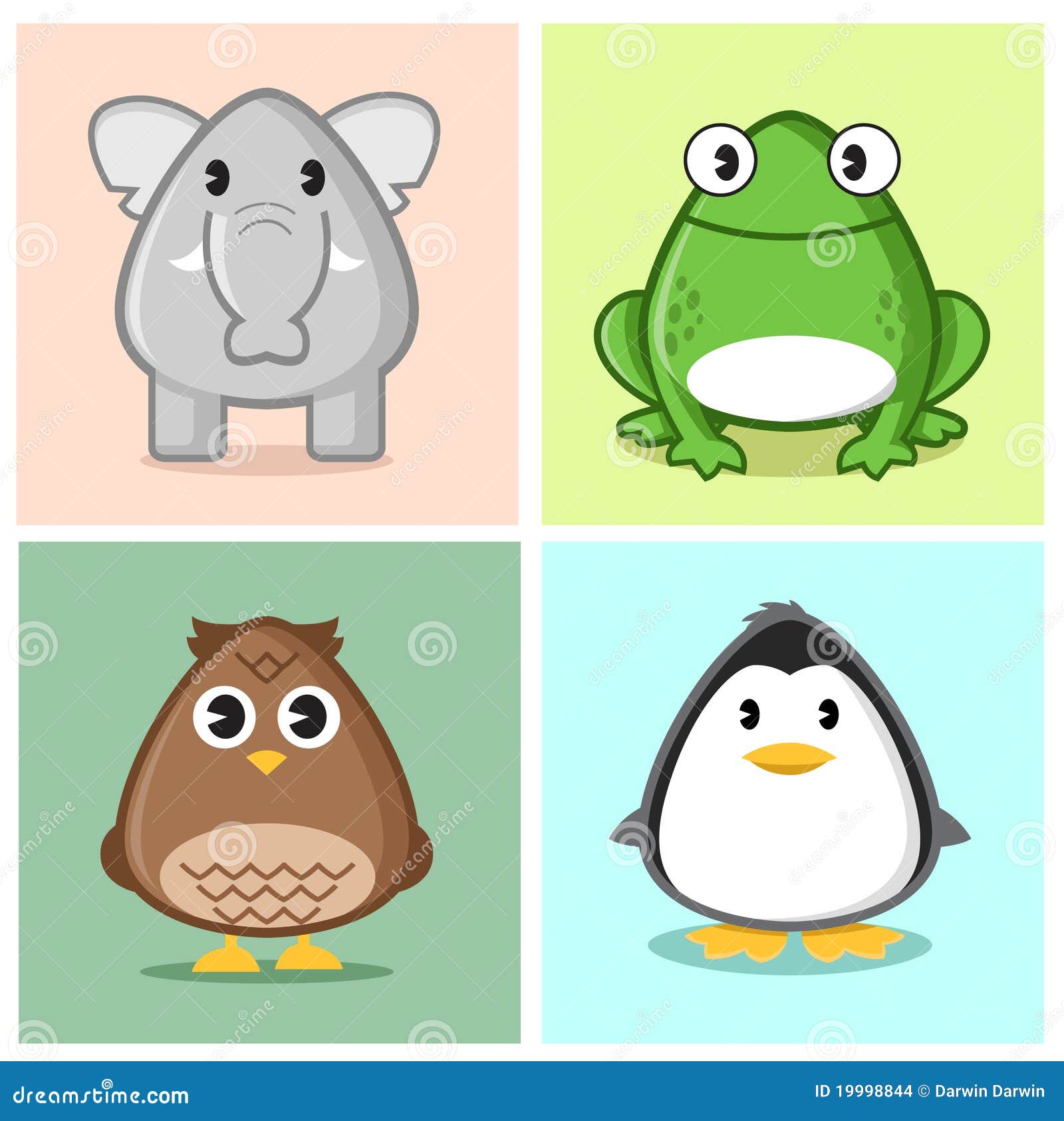 Another Cute Animals Stock Illustrations – 176 Another Cute Animals ...