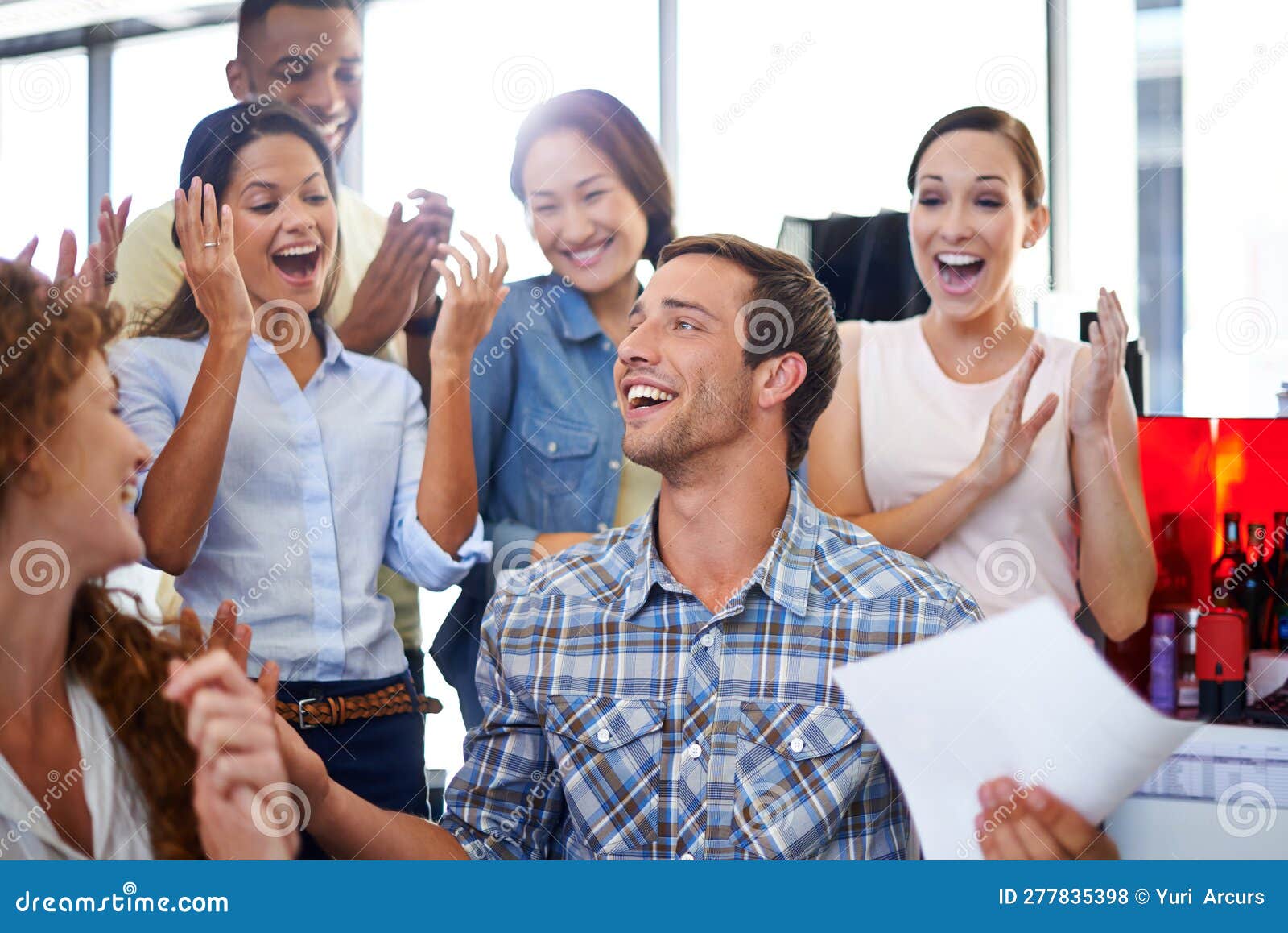 Another Success for the Team. a Group of Design Professionals ...