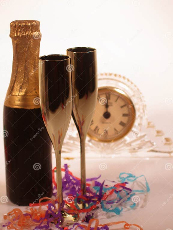 Another Year stock image. Image of midnight, clock, time - 322555