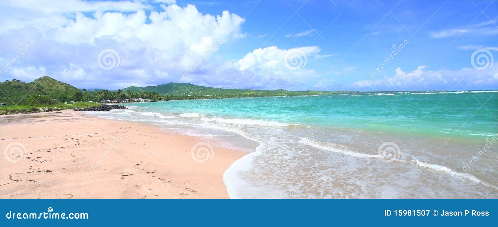 Anse De Sables Beach - Santo Lucía Imagen de archivo - Imagen de ...